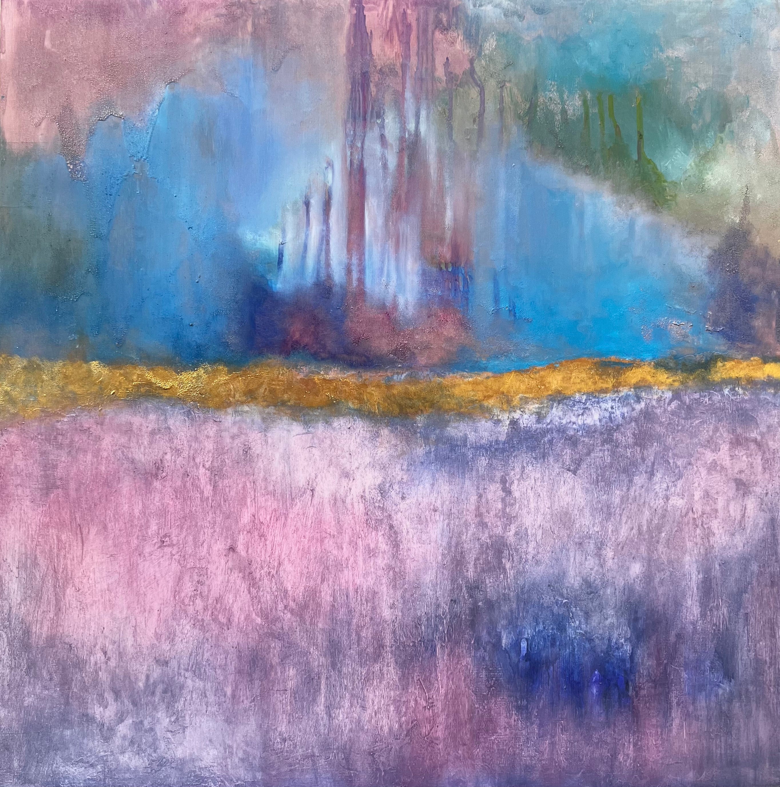 A River Runs Through It 24x24 – Audrey Kral Art